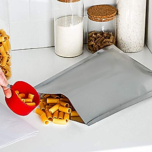 Mylar Bags 120 Packs 1 Gallon Heat Sealable 15''x10'' with 150 Packs 200cc Oxygen Absorbers Packets for Grains Dehydrated Vegetables Meat Food Storage, Food Grade, Vacuum Seal