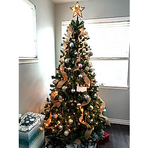 Home·FSN 3" Wide Burlap Fabric Craft Ribbon 10 Yards for Parties, Thanksgiving, Christmas, Holidays (3 inch 10 Yards 1 Pack)