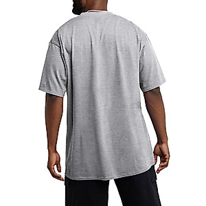 Champion mens Classic Jersey Tee Shirt, Oxford Gray, Large US