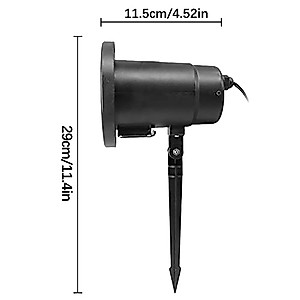 Kadlawus Christmas Projector Light Snow Projection Light LED Snow Show Projector Outdoor, Snowfall Show Lights Waterproof Christmas Decoration Lighting