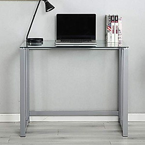 sogesfurniture Computer Glass Desk Large Offic Desk Computer Table Desk Writing Desk,BHUS-UT-097