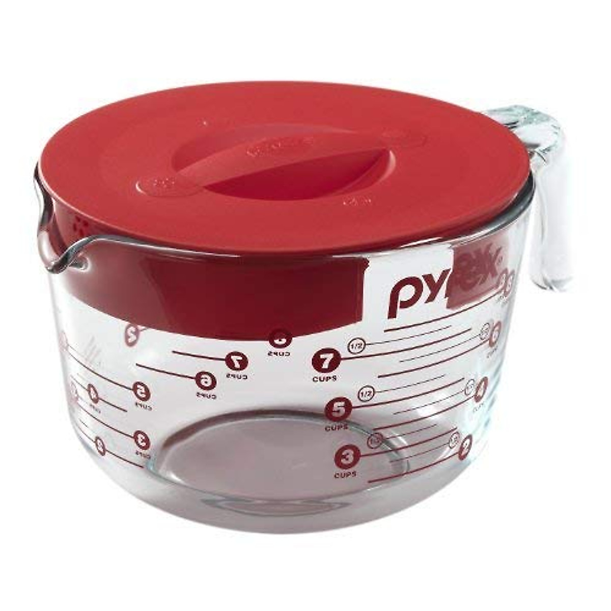 Pyrex Glass Measuring Cup Set (8-Cup, Microwave and Oven Safe )