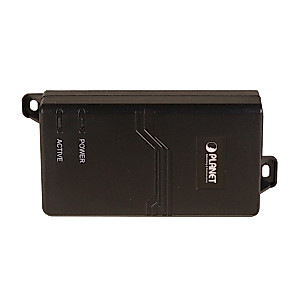 PLANET Gigabit PoE Injector, Adapter (60W, Integrated) | Single-Port, Ultra Power over Ethernet Injector, Network Distances up to 328 Feet | Use for IP Camera, More (POE-173)