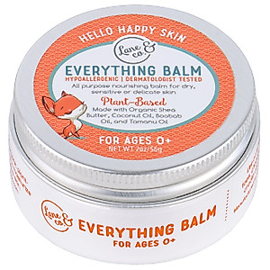 Lane & Co Everything Balm - Plant-Based Baby Care Balm for Diaper Rash, Cradle Cap, Chapped Lips, Dry Skin - Ideal for Sensitive, Delicate Newborn Skin - Suitable for Babies, Kids, Mothers, Adults
