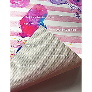 Uhomate Princess Belle Beauty and The Beast Beauty Beast Home Canvas Prints Wall Art Inspirational Quotes Wall Decor Living Room Bedroom Bathroom Artwork C016 (8X10)