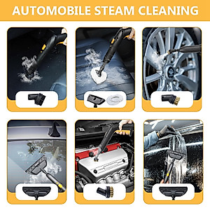 Steam Cleaner Multipurpose Heavy Duty With 19 Accessories With 1.5L Tank Chemical-free Rolling Cleaning Machine for Carpet, Floors, Windows,Mirrors,Glasses and Cars