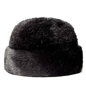 Men Trapper Hat Winter Hat Faux Fur Ushanka Hats Ear Flap Hunting Hat Windproof Ski Snow Caps Earflaps Russian Hats Thermal Dad Hats Balaclavas Cycling Warm Earmuff Beanie Hat