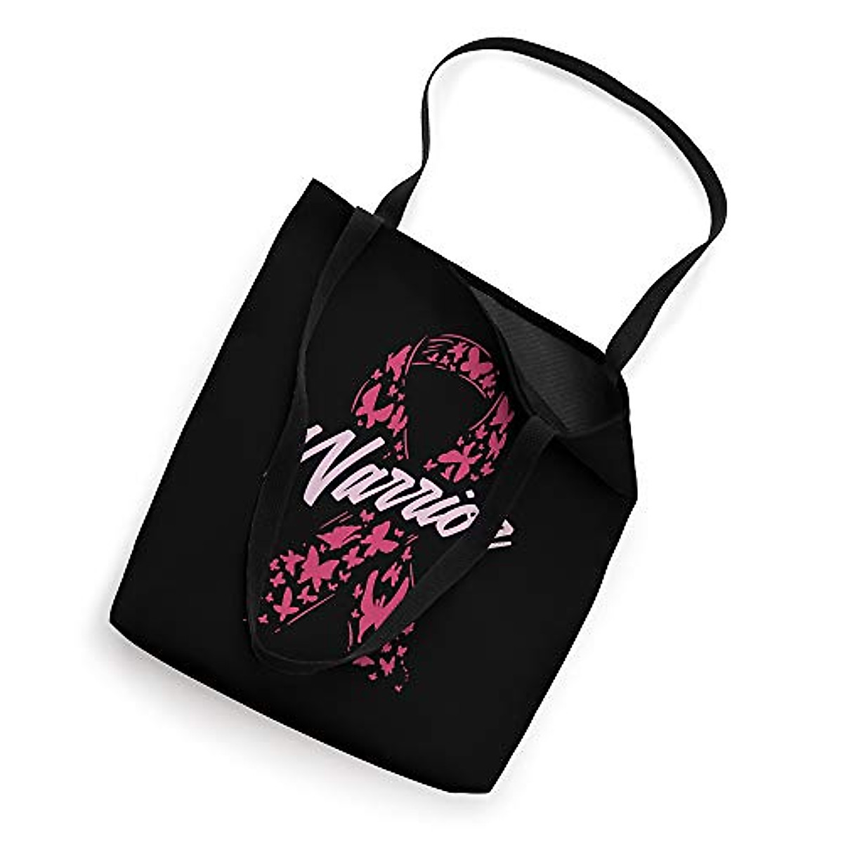 Breast Cancer Awareness Pink Ribbon Warrior Gift Tote Bag