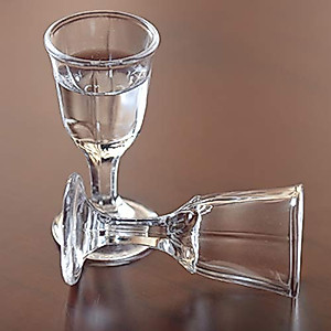 REATR 0.4oz 10ml Unique Mini Wine Shot Glasses Set of 6 (only 12 ml)