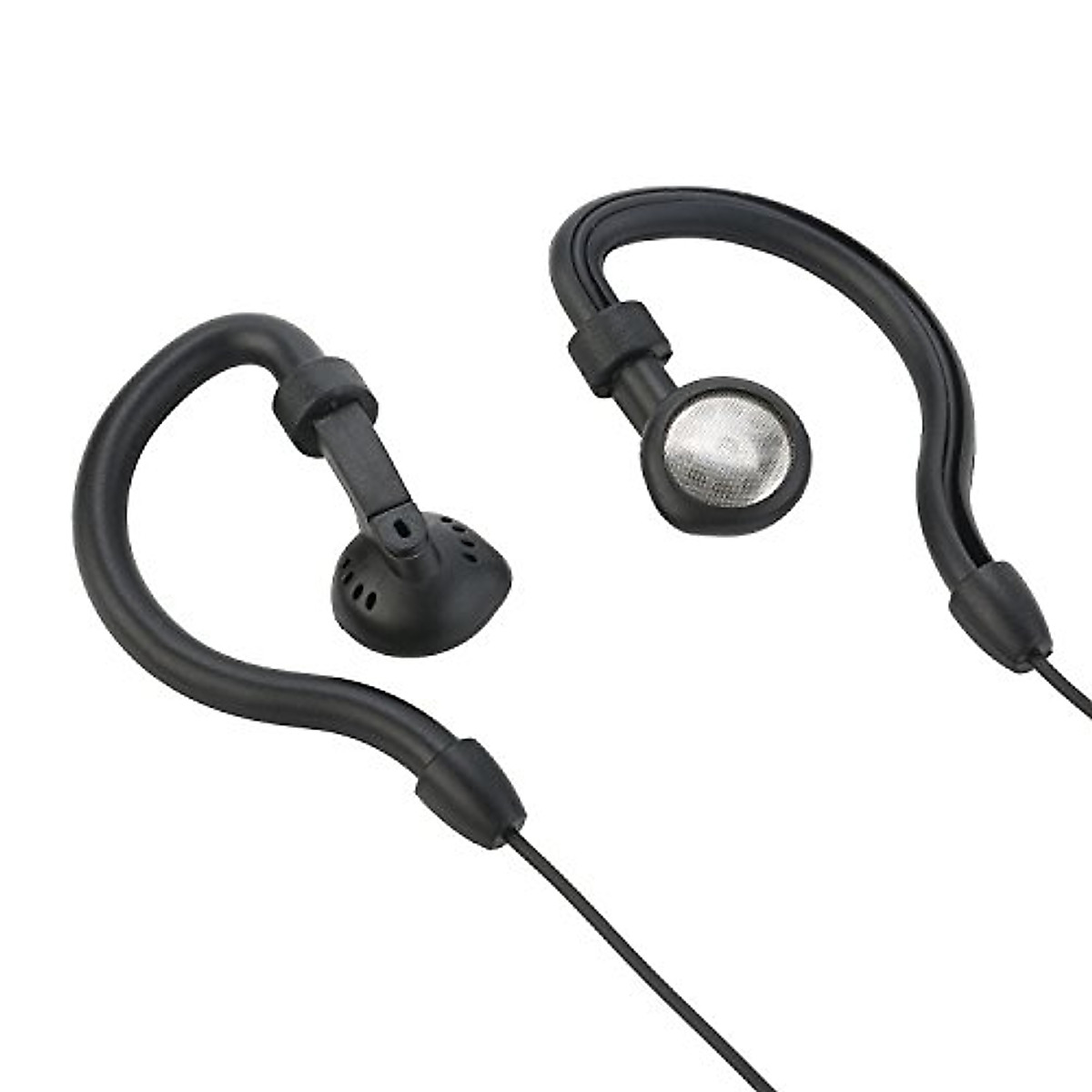 COISOUND Two Way Radio Earpiece |Walkie Talkie Headset Compatible Midland AVPH4,Ear-Clip Two Way Headset for Midland Walkie Talkie Earpiece(Black Pair)