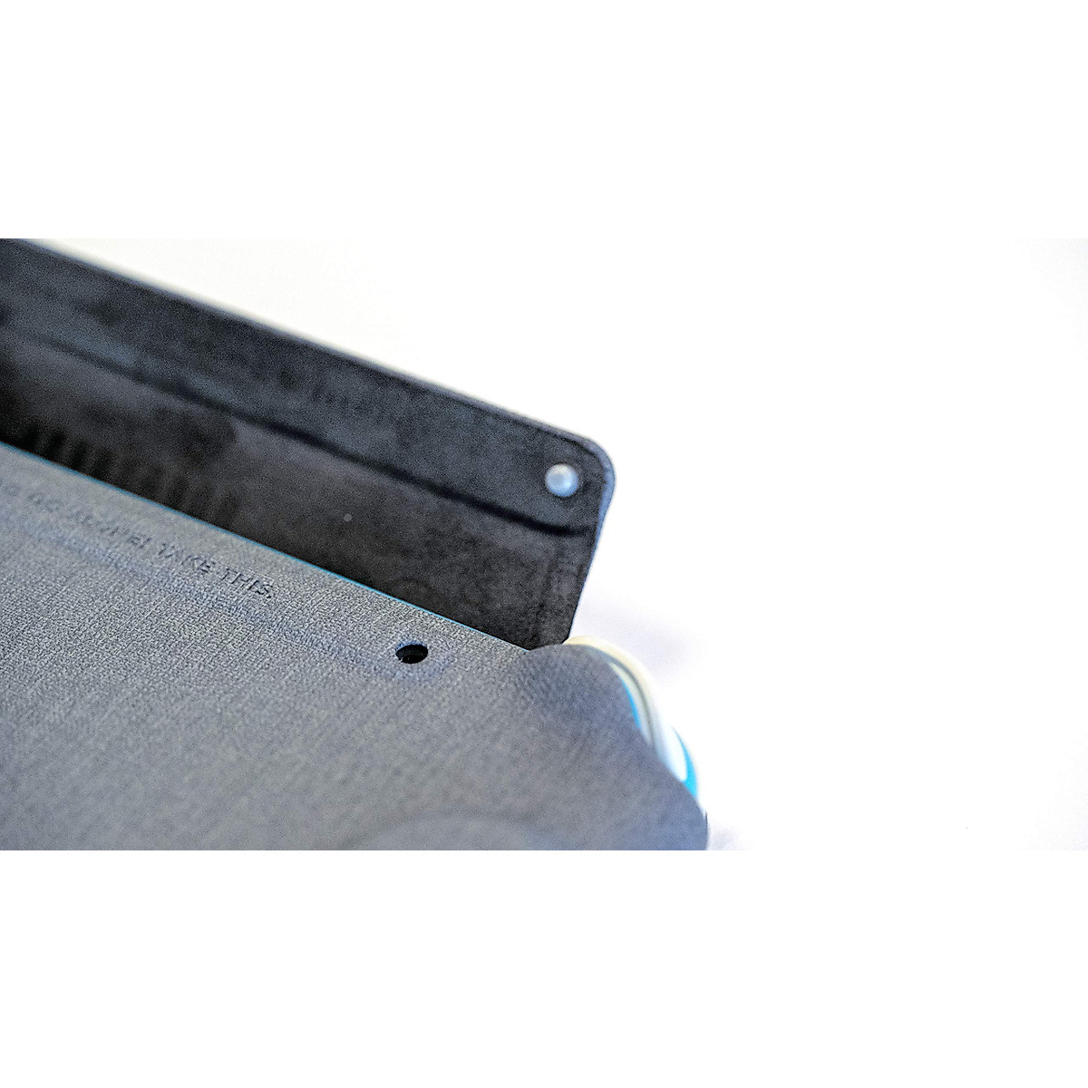 GENKI Force Field Lite - Dual Magnetic Flip Case for Switch Lite, Protective Vegan Leather Exterior with Built-in Ergonomic Grips