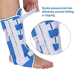 Knee Brace Support, Adjustable Knee Joint Support Ankle Strap,Orthosis Joint Pain Relief Sports Injury Rehabilitation, For Ankle Supports Protection Against Reinjury (S)