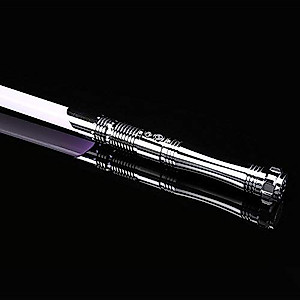 Ciel Tan Force FX Light Saber RGB 12 Color to Change Light Sabers with 5 Realistic Sound Fonts Blaster Sound Light Sabers of Silver Metal Hilt Light Saber Toy with 1 inch Saber Blade