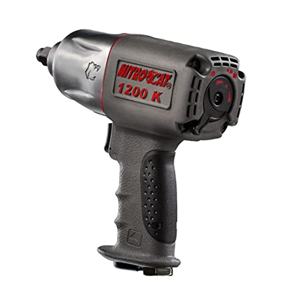 AIRCAT Pneumatic Tools 1200-K 1/2-Inch Nitrocat Composite Twin Clutch Impact Wrench 1295ft-lbs
