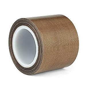 Teflon Fabric Tape, 2 Inch 30 Feet PTFE Tape for Vacuum Sealer Machine, Hand Impulse Sealers Insulation PTFE Coated Fiberglass Adhesive Tape Compatible with FoodSaver, Seal A Meal, Weston, Cabella
