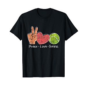 Peace Love Tennis - Tournament Player T-Shirt