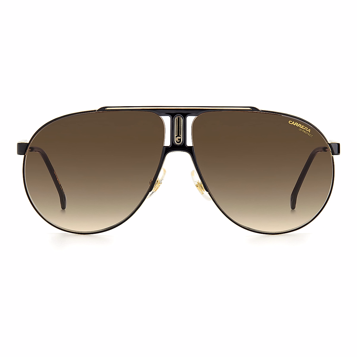 Carrera PANAMERIKA65 Aviator Sunglasses, Black Gold, 65mm, 11mm