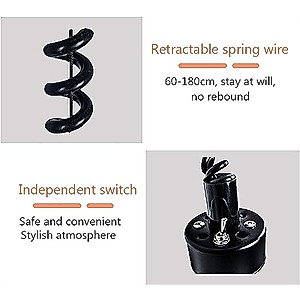 LINKANRUO Commercial Food Heat Lamp Warmer, 250w Buffet Catering Heating Light, Restaurant Chandelier Equipment for Keep The Food Fresh and Delicious, Adjustable Length 60-180cm, Ideal for Steak Pizza