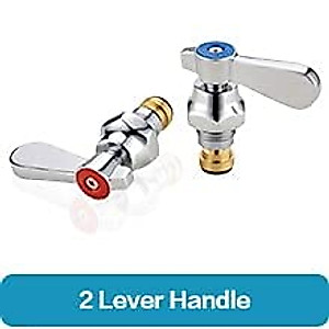 Favorpo Brass Spindle Assembly Valve Replacement Cold Side Handle Stem Assembly Replacement Fits for Commercial Sink Faucet