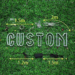 Jadetoad Customizable Neon Sign for Wedding Party Backdrop Photo Shoot Prop Home Decor, Customized Led Light Sign- Create Memorable Moments with Personalized Illumination, Unique Gift! (45”)