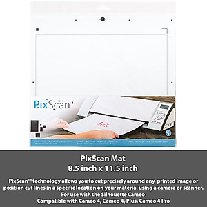 Silhouette Cameo 4 Extras Bundle with Extra AutoBlade, Tool Kit, Cutting mat and PixScan. Silhouette Handbook,10 Extra Designs - Black Edition