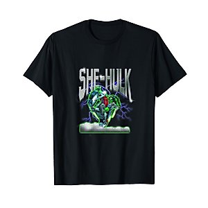 Marvel Comics Retro Classic She-Hulk Motorcycle Ride T-Shirt