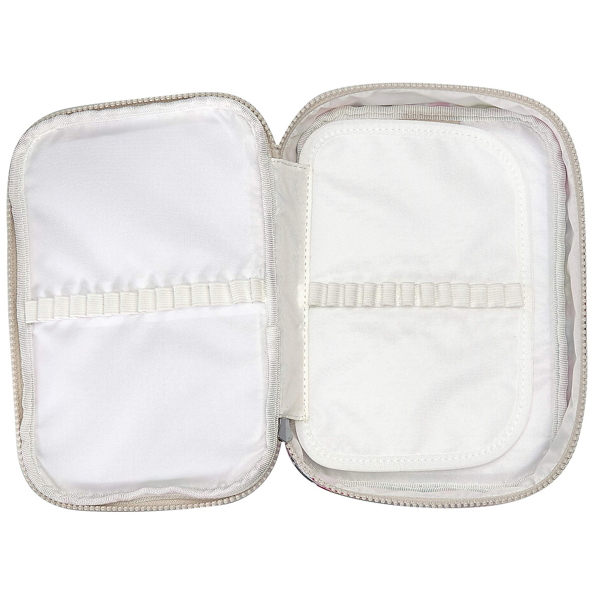 Kipling Women's 100 Pens Printed Case, Accessories, Art Supplies, Makeup, Travel Organizer, Roaming Roses, 6" L X 8.25" H X 2" D