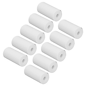 10 Rolls Thermal Paper, 2.24 x 0.98in White Thermal Paper for Portable Bluetooth Pocket Mobile Printer