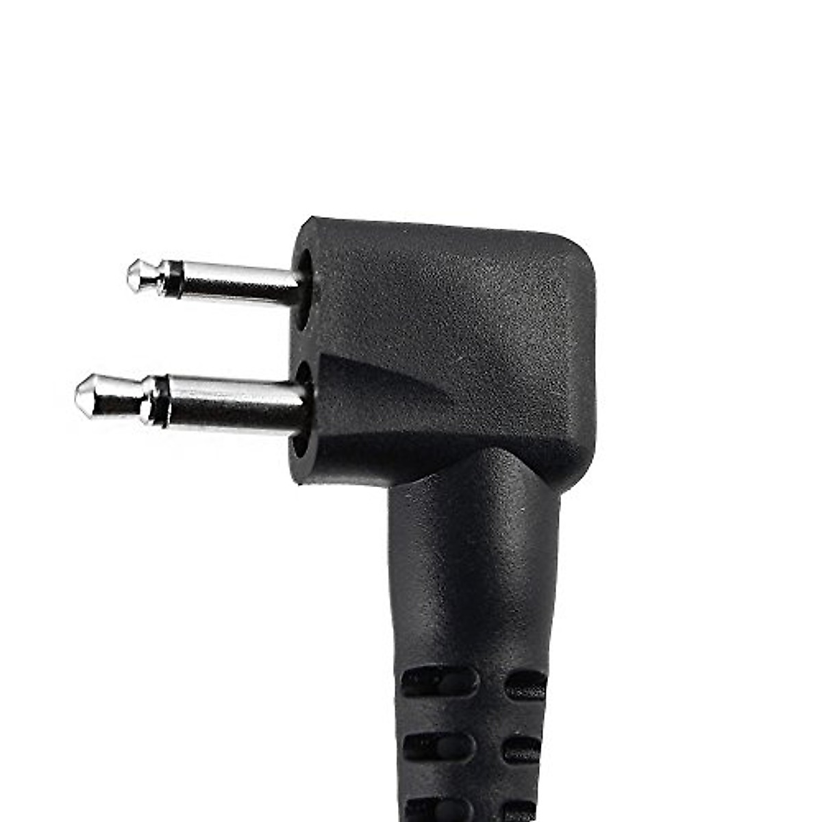Rugged Radios CC-MOT 2-Pin to 5-Pin Coil Cord Cable for Motorola, HYT, Black Box Radio, and Speedcom Two Way Handheld Radios and Headsets
