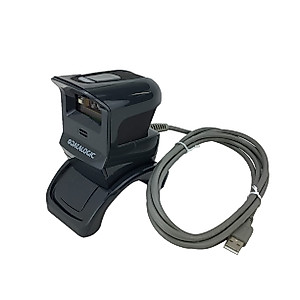 Datalogic Gryphon GPS4490 Omnidirectional Corded 2D/1D Presentation Barcode Scanner, Includes USB Cable and Adjustable Stand
