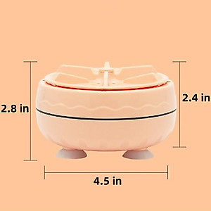 Portable Washing Machine，Ultrasonic Mini Multifunctional Washing Machine，Fully Automatic Turbine Mobile Cleaning Machine，Suitable for Travel, RV, Camping, Home or Apartment Laundry Used (Pink)