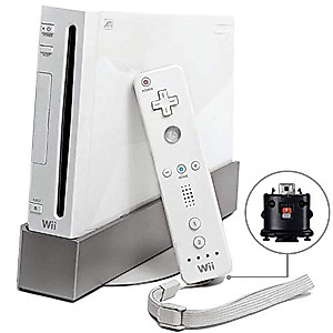 NC Motion Plus Adapter Replacement for Wii Motion Plus Adapter-Sensor Accelerator and wii Remote Controller compatible (Black 1 Pcs)