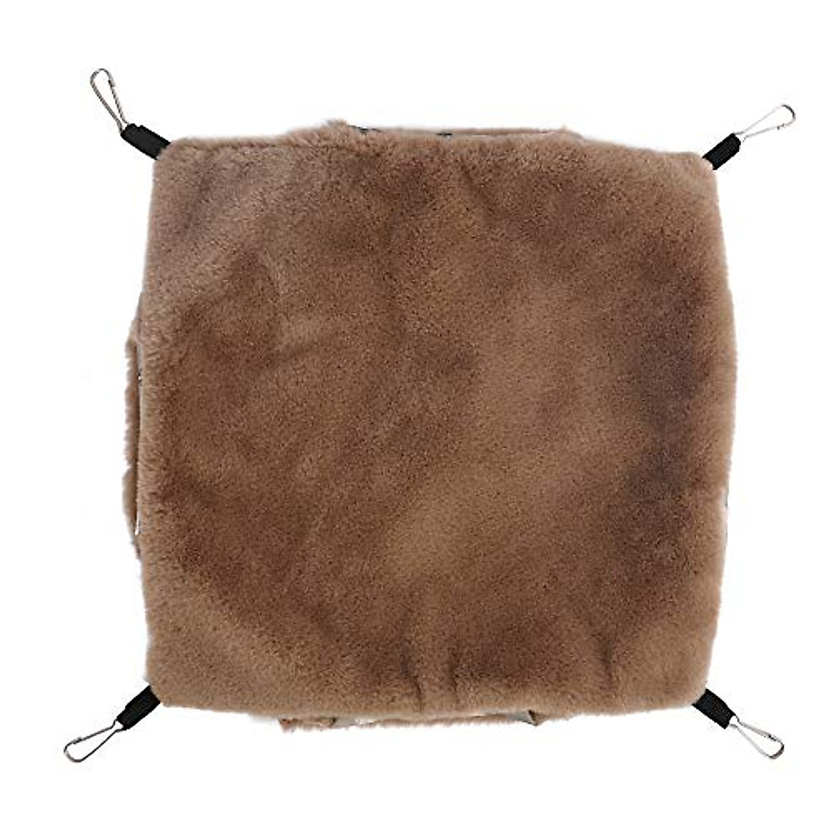 Fuerlun Small Animal Bed & Hammock, Small Pet Three-Layer Hammock for Cage, Durable Soft Plush Warm Hanging Bed & Hideout for Guinea Pig, Hamster, Ferret, Parrot