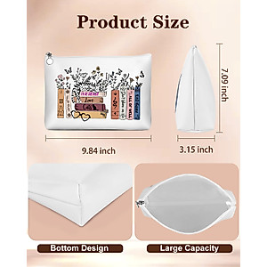 LISEVO Makeup Bag, Choice for Cartoon Make Up Bag for Women Friends Sister, Idea PU Leather Portable Makeup Pouch Travelling Cosmetic Toiletry Bag