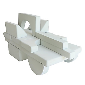 Lifestan Modular Kids Couch 14PCS, Play Couches for Creative Toddlers, Foldable Foam Couch for Playroom, Convertible Explorer Play Sofa Set for Indoor Playing, Creating, Sleeping1