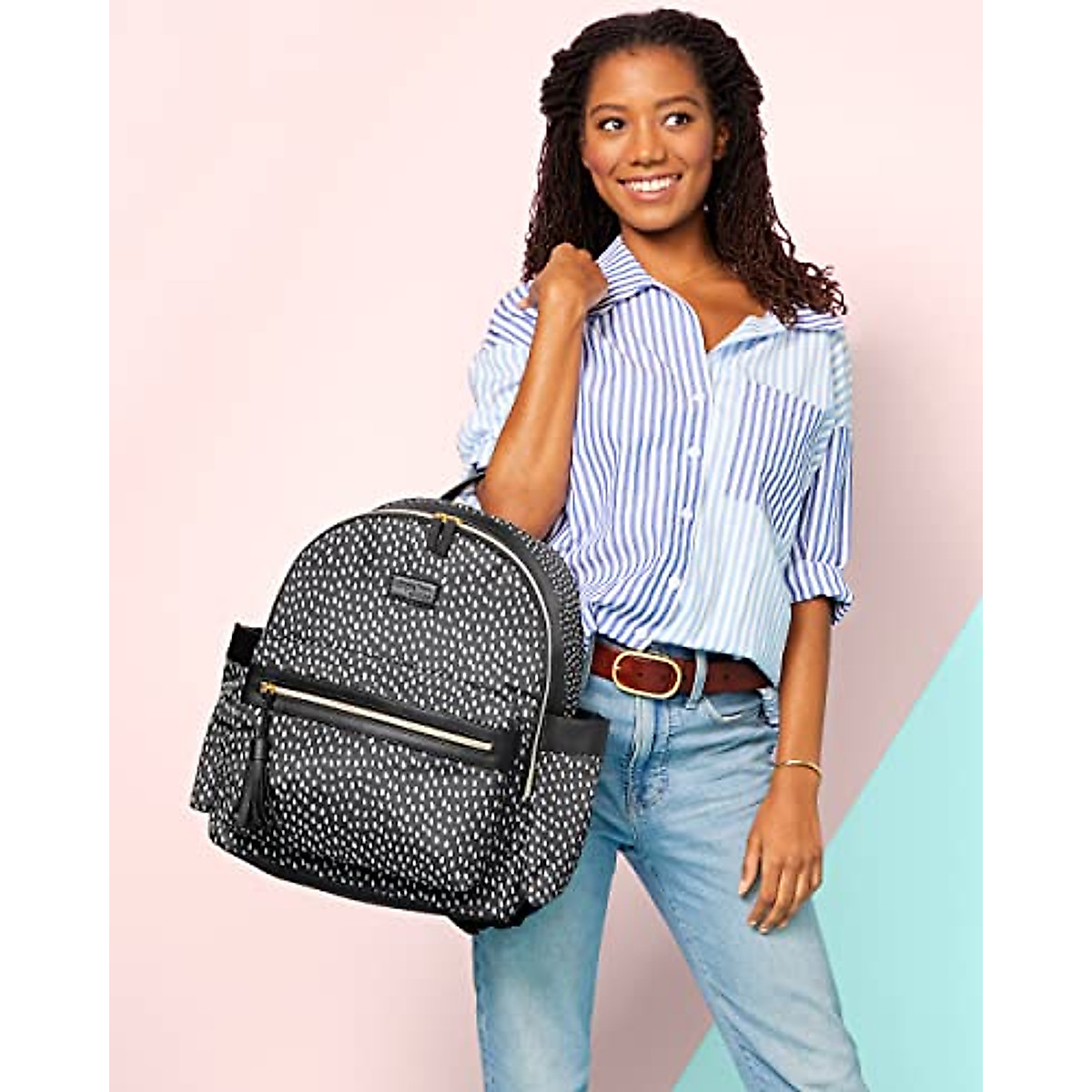 Simple Joys by Carter's Spot On Diaper Backpack, Polka Dot, One Size