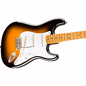 Squier Classic Vibe 50s Stratocaster Electric Guitar, with 2-Year Warranty, 2-Color Sunburst, Maple Fingerboard
