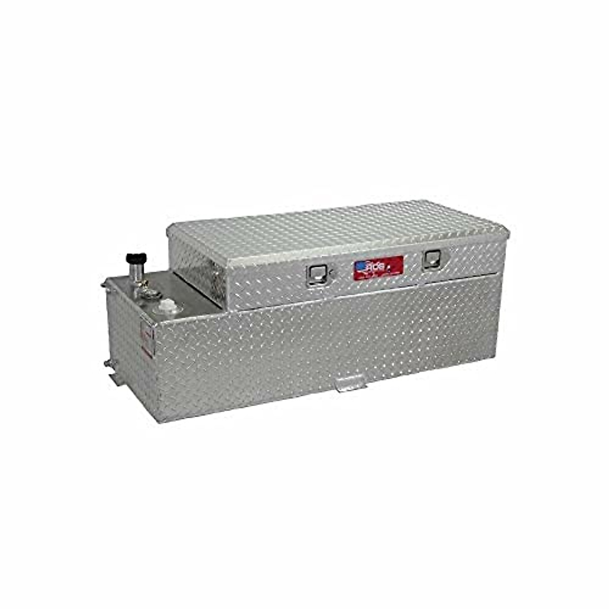 RDS 71789 Rectangular Auxiliary/Transfer Combo Fuel Tank and Tool - 51 Gallon Capacity