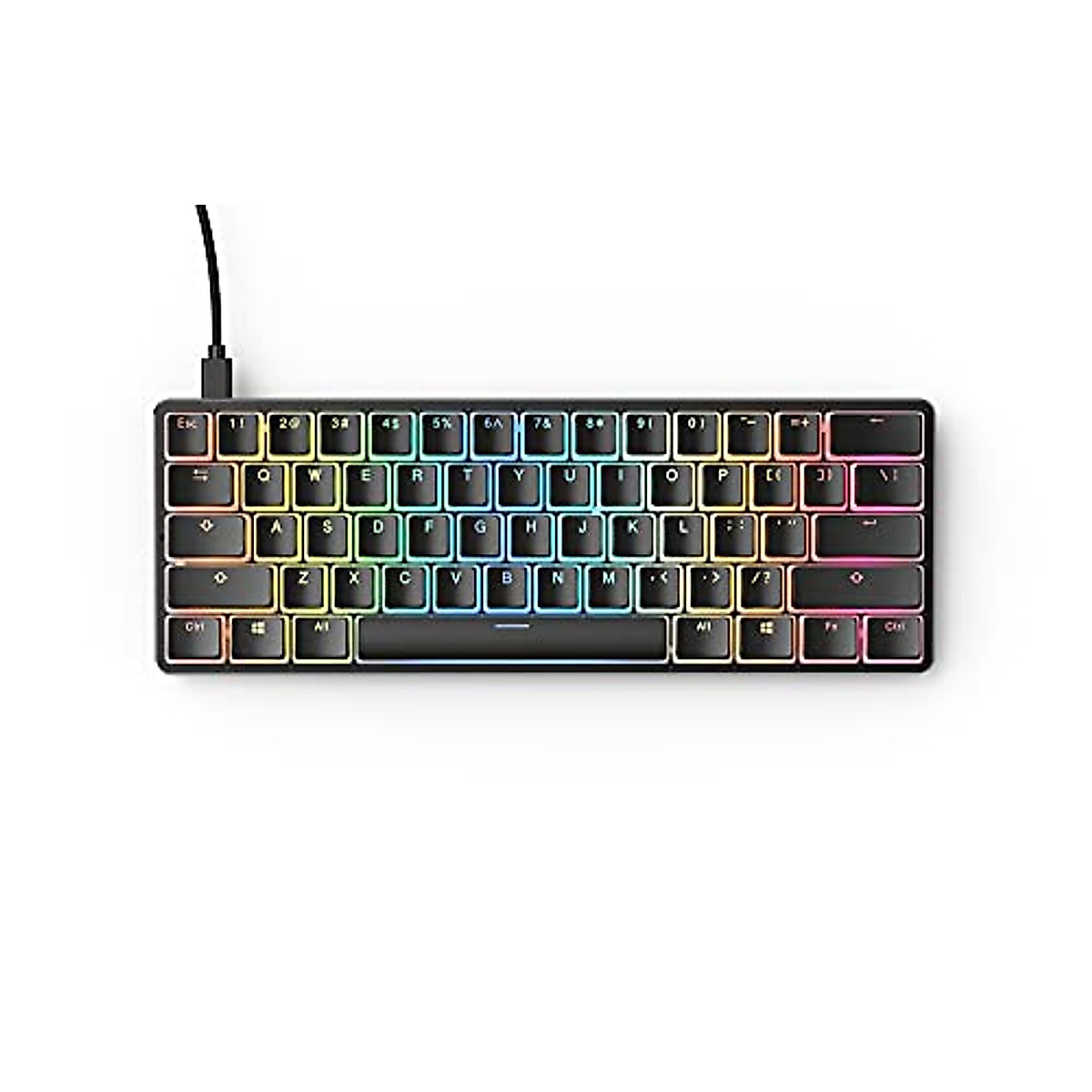 Glorious Aura V2 (Black) - PBT Pudding Keycaps for Mechanical Keyboards - ANSI (US), ISO Compatible - Supports Full Size, TKL, 75%, 60% Layouts