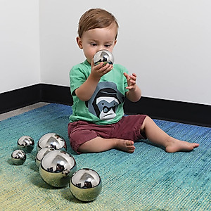 TickiT Sensory Reflective Sound Balls - Set of 7 - Multi-sensory Toy for Babies, Toddlers - Resource for Special Educational Needs