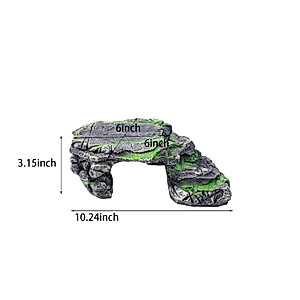 BIGWE Turtle Basking Platform for Aquarium Fish Tank,Designed for Aquatic Pets Such as Turtles, Reptiles, and Tortoises