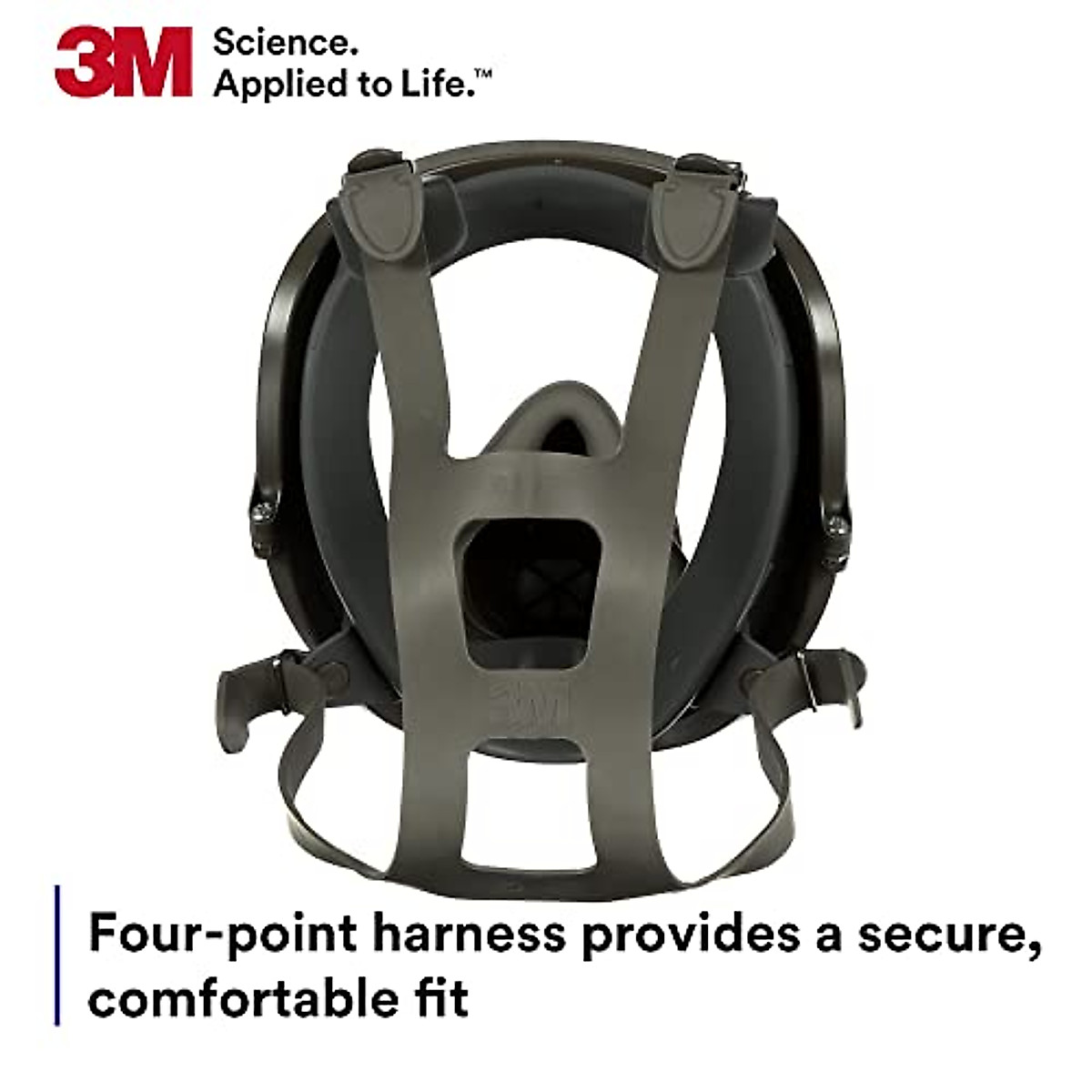 3M Full Facepiece Reusable Respirator 6800, Paint Vapors, Dust, Mold, Chemicals, Medium