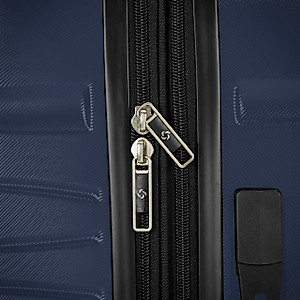 Samsonite Evolve SE Hardside Expandable Luggage with Spinners, Classic Navy, 2PC SET (Carry-on/Medium)