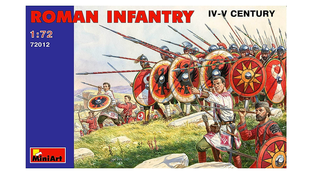 Mini Art Plastics Roman Infantry Model Kit - IV-V Century