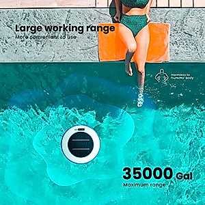 VIVOHOME Solar Pool Ionizer Chlorine-Free Sun Shock & Water Purifier Automatic Pool Cleaner Up to 35,000 Gal
