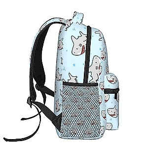 ROSIHODE Shark Sharks Backpack,Fashion Travel Hiking Camping Daypack Computer Backpacks Bookbag for Men Women