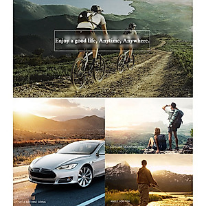 MOTELAN Men's Photochromic Polarized UV400 Sunglasses for Outdoor Fishing Golf Beach Baseball Sports Black