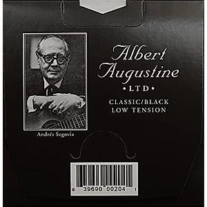 Classic Black Low Tension Classical Guitar Strings (3-pack)