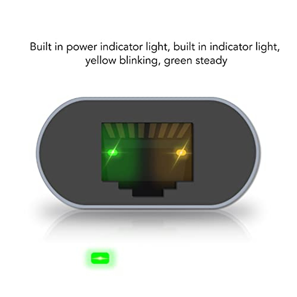 USB C to Ethernet Adapter, 10 100 1000 2500Mbps High Speed, USB Type C to RJ45 2.5G Gigabit Ethernet LAN Network Adapter,for Windows, for Android, for OS, for Linux