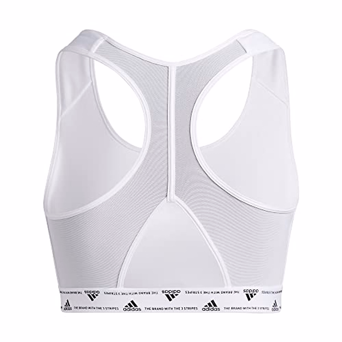 adidas Women's Plus Size Training Medium Support Racer Back Good Level Bra Padded w/ Removable Pads